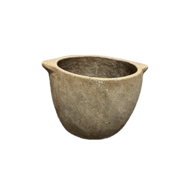 Vintage Soapstone Pots, Four Sizes