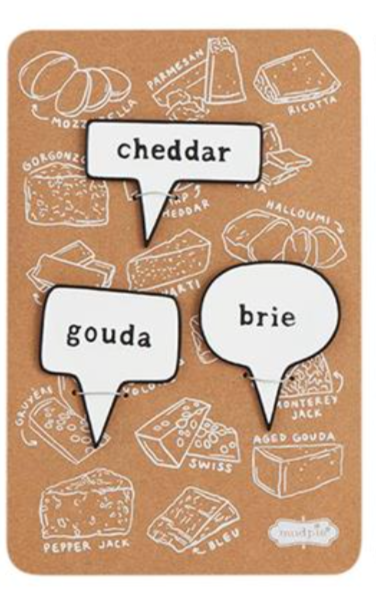 Cheese Name Tags, Set of 3 – The Shop by Design Shop