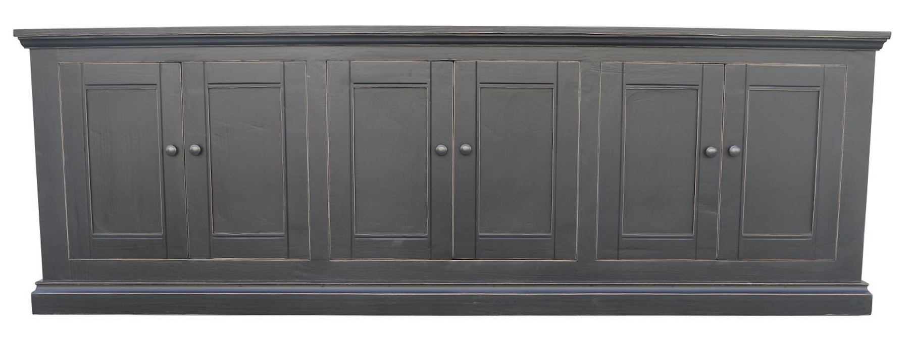 Luca Long 6 Door Cabinet, Black – The Shop by Design Shop