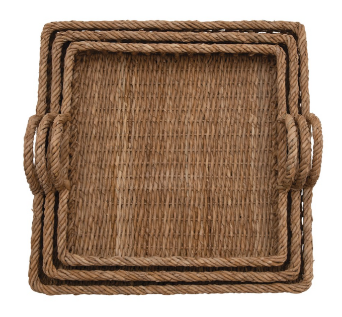 Square Rattan Tray, Three Sizes – The Shop by Design Shop